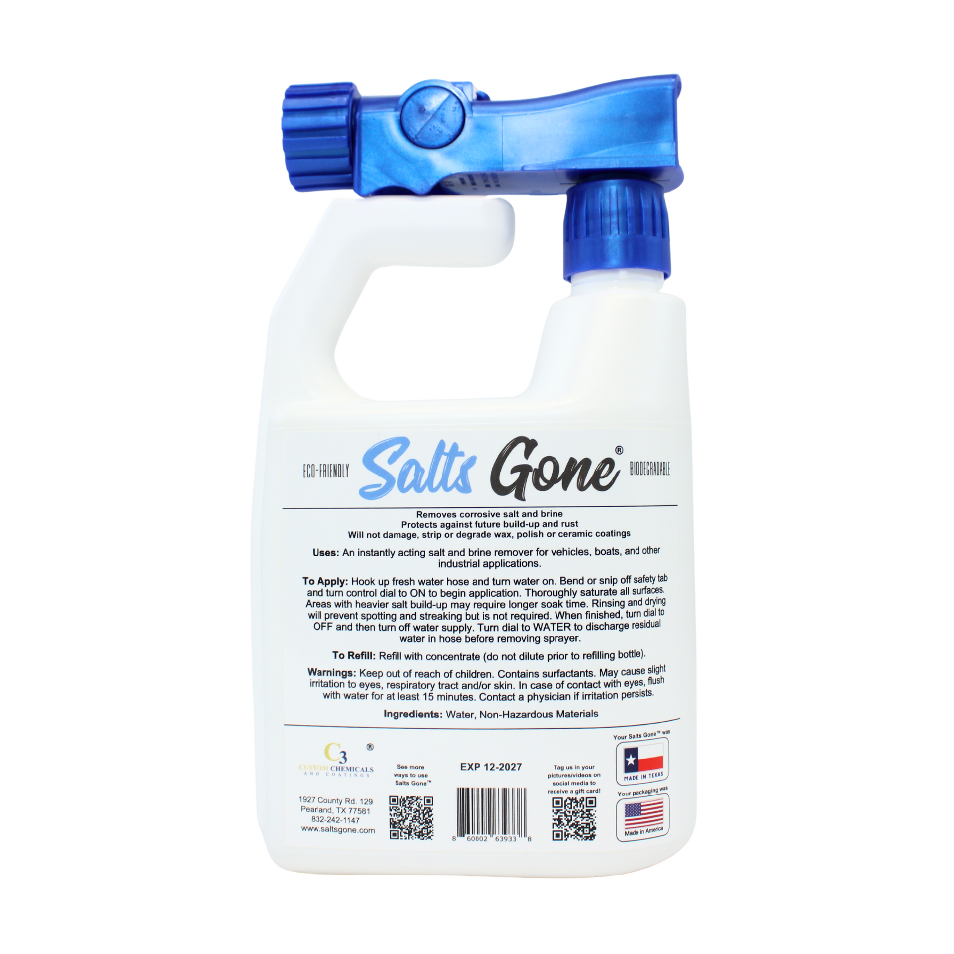 Salts Gone® | Instant Salt Remover & Surface Protectant – Salts Gone™